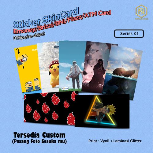 Jual Sticker Skin Card Emoney Flazz Debit Credit (tema Anime)- Full ...