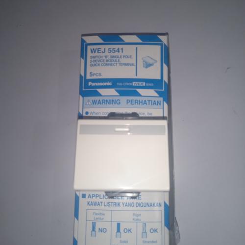 Jual mata saklar Panasonic WEJ5541 mata besar wide series - Kab ...