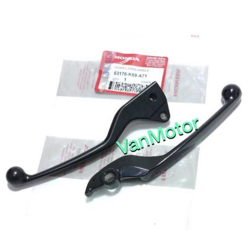 Jual HANDLE HENDEL REM VARIO 125 150 CBS LED HONDA K59 1SET HITAM - Kab ...