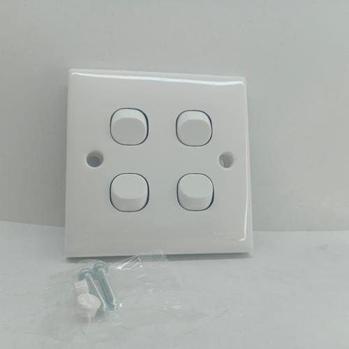 Jual ib saklar clipsal e30 s classic 4 gang inbow skakel schneider ...