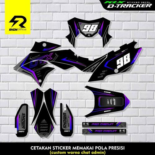 Jual [synam~part] decal dtracker - sticker decal kawasaki dtracker ...