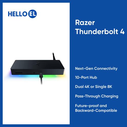 Jual Razer Thunderbolt 4 Dock Chroma Premium Hub - Kota Tangerang ...