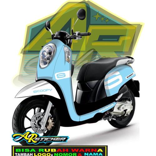 Jual [synam~part] Decal scoopy Decal Scoopy full body Full Blok Decal ...