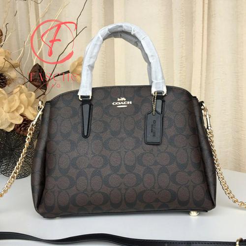 Jual Tas wanita 29434 sage carryall in signature canvas brown - Jakarta ...