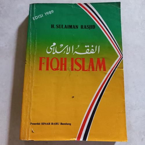 Jual Buku FIQIH ISLAM - H. SULAIMAN RASJID - Kota Semarang - Lestary ...