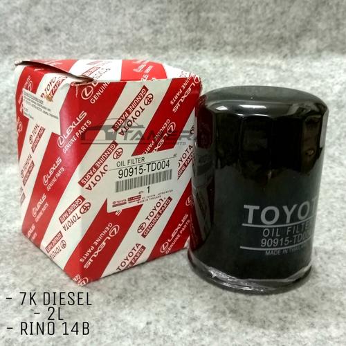 Jual FILTER OLI SARINGAN OLI KIJANG 7K DIESEL 2L RINO 14B 90915-TD004 ...