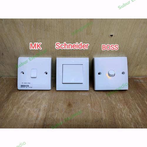 Jual BOSS/SCHNEIDER/MK saklar engkel saklar 1mata saklar 1gang - BOSS ...
