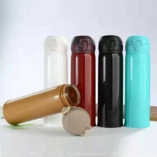 Jual Botol Minum Kaca Niagara Beling Lapis Cover Plastik Polos 500ml ...