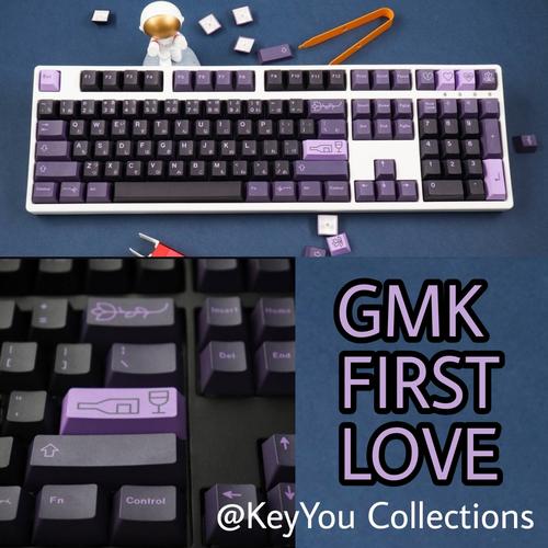 Jual First Love Keycaps purple not Matcha GMK clone green assasin ...
