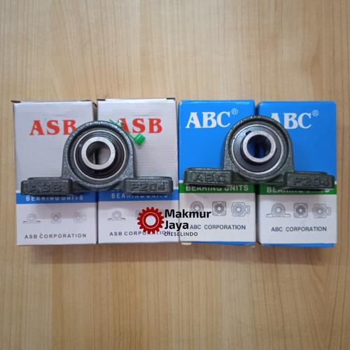 Jual pillow block bearing klaker duduk UCP 204 - 12 as 19mm merk ASB , ABC - Ucp 204-12 ASB ...