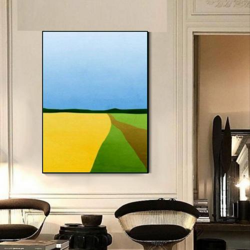 Jual lukisan modern lukisan pemandangan hiasan rumah dekorasi dinding ...