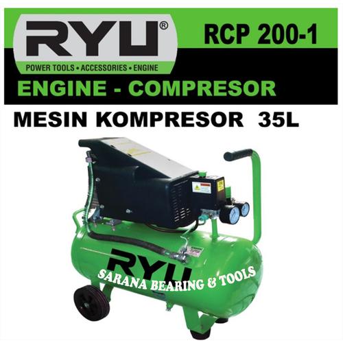 Jual RYU RCP200-1 RCP 200-1 Kompresor 2 HP 2HP 35 Liter Portable Compressor - Kab. Bekasi ...