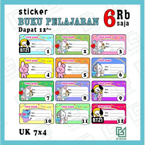 Jual STIKER LABEL MATA PELAJARAN (MAPEL) - Jakarta Barat - GO-DESIGN ...