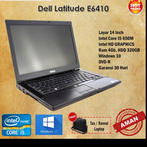 Jual LAPTOP DELL CORE i5 E6410 RAM 8 SSD 256 GB WIN 10 (FREE TAS/MOUSE) - 8GB, ssd 256gb ...