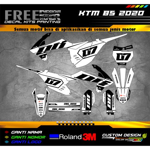 Jual Decal Stiker Motor KTM 85 2020-2022 Custom Design WS002 - GLOSSY ...