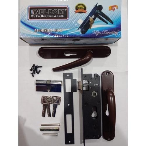 Jual Kunci Pintu Expanda WELDOM Handle Pintu Kawat Nyamuk - Putih ...