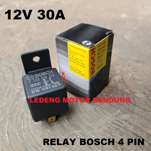 Jual Relay Bosch 12v Kaki 4 Pin Rellay Original Asli Relai Motor Mobil ...