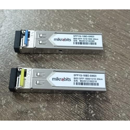 Jual Mikrobits SFP Transceiver SFP-1G-BD-SM-20KM - Kota Surabaya ...