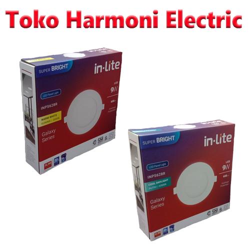 Jual LAMPU PANEL LED DOWNLIGHT BULAT IN-LITE INLITE 9WATT INBOW ...
