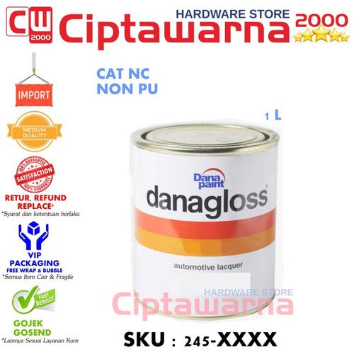 Jual Cat Danagloss NC Semua warna set Danapaint Palembang - Hitam ...