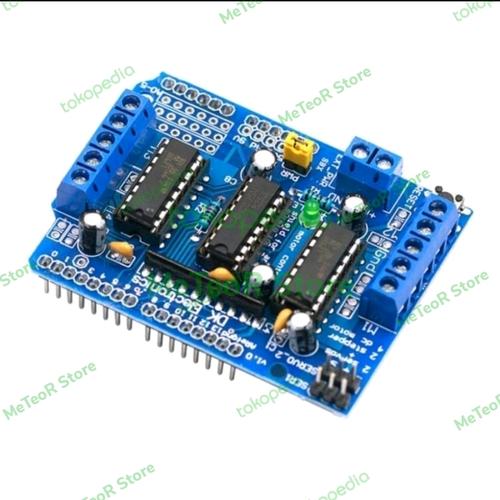 Jual MOTOR DRIVER L293D MOTOR DRIVE EXPANTSION BOARD UNO MEGA RASPBERRY ...