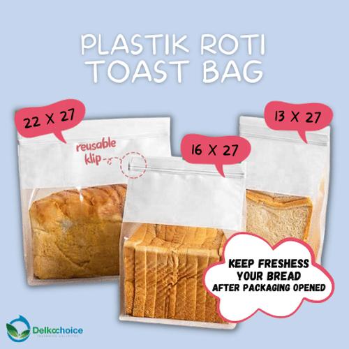 Jual PLASTIK KLIP KANTONG BUNGKUS ROTI TAWAR - BREAD BAG - TOAST BAG ...
