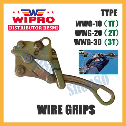 Jual Wipro Wire Grip Kodokan Tracktang Trektang Grips Kabel 1 2 3 Ton ...