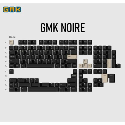 Jual GMK NOIRE - GMK Original Keycaps ABS Double Shot Cherry Profile ...