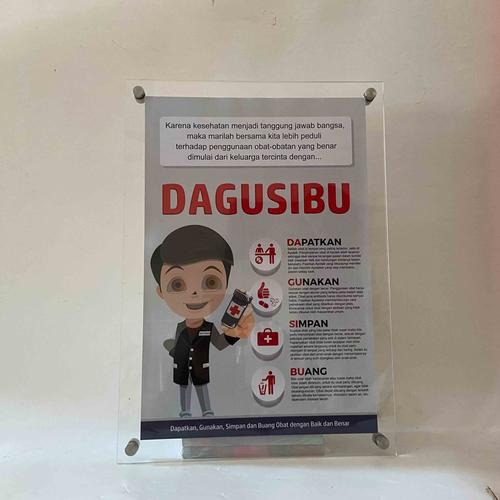 Jual Poster Akrilik DAGUSIBU FARMASI, POSTER BISA DIGANTI-GANTI - Kab ...