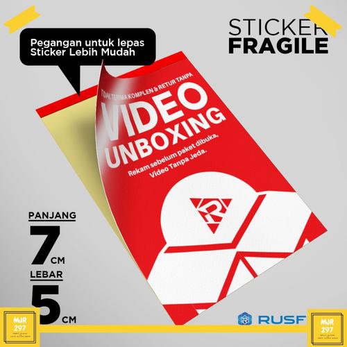 Jual LABEL STICKER UNBOXING STIKER VIDEO UNBOXING LABEL PENGIRIMAN ...