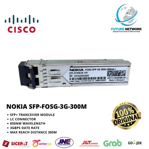 Jual NOKIA SFP-FOSG-3G-300M - Jakarta Pusat - futurenetwork168 | Tokopedia