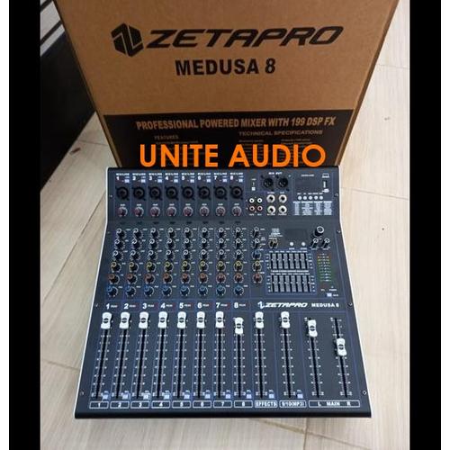 Jual Power Mixer Zetapro MEDUSA 8 Original 8 Ch USB Bluetooth Recording - Jakarta Barat - Unite ...