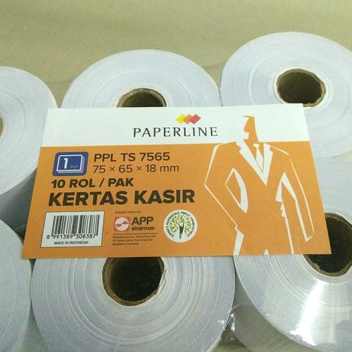 Jual Kertas Kasir / HVS Roll / Telstruk Paperline PPL - TS 7565 - 1 Ply ...