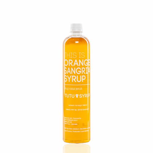 Jual Tutu Flavors Orange Sangria Syrup 1000ml - Sirup buah Jeruk - Kota ...