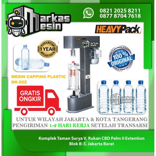Jual Capping Machine Mesin Penutup Botol Plastik DK-50Z HEAVYPACK ...