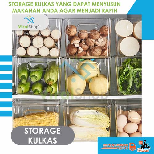 Jual Kotak Tempat Penyimpanan Kulkas Toples Kulkas Sayur Dan Buah ...