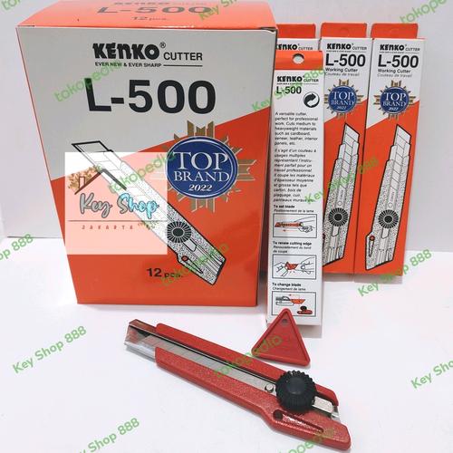 Jual CUTTER KENKO BESAR L500 PEMOTONG KERTAS - REFFIL BSR L150 ...