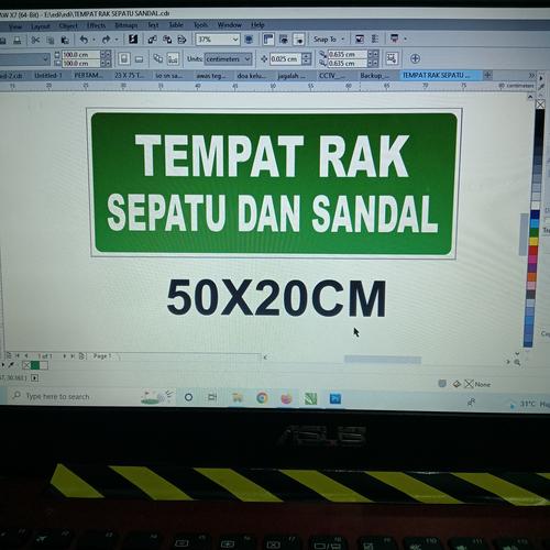 Jual stiker tempat rak sepatu dan sandal - Jakarta Pusat - MEDIACETAK ...