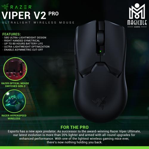Jual Razer Viper V2 Pro Ultra-lightweight Ultra-fast Wireless Gaming ...