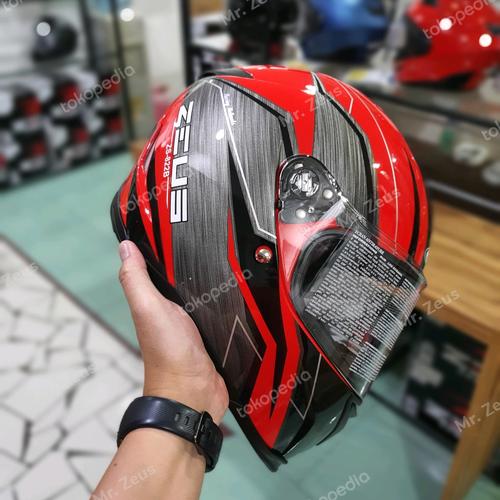 Promo ZEUS 822B DRED AO21 BLACK FLAT VISOR Cicil 0% 3x - Kota Semarang ...