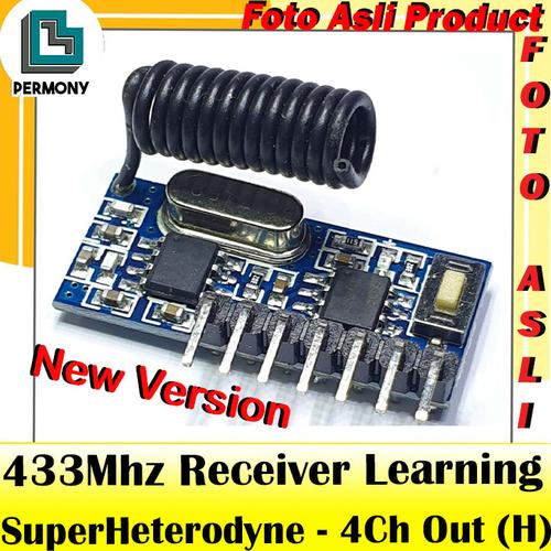 Jual Receiver 433Mhz 4 Channel Learing Module 433 Mhz 4 Ch - Jakarta ...