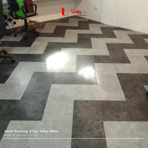Jual Lantai Vinyl Taco 3mm Motif Semen / Karpet Vinyl Tile Taco Motif ...