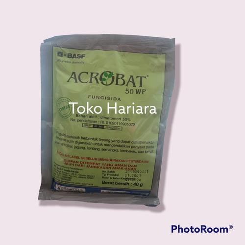 Jual Fungisida ACROBAT 50 WP 40 gram - Kab. Tapanuli Utara - TOKO HARIARA | Tokopedia