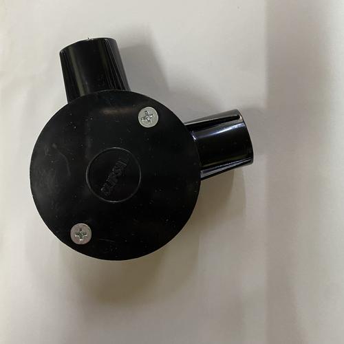 Jual T-dus conduit Clipsal c-2 belok 20mm Hitam (sudah termasuk tutup ...