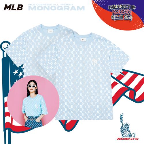 Jual Kaos Oblong MLB New York Yankees Monogram All-Over T-Shirt Unisex ...