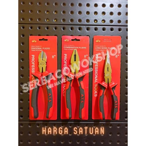 Jual ATS Tang Kombinasi-Potong-Lancip 8 Inch Chrome Fiber SATUAN ...