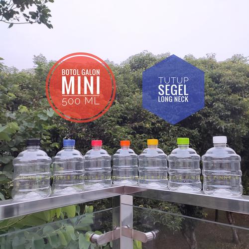 Jual Botol Galon Mini 500ml Tebal / Botol Plastik 500 ml LN PET - Merah ...