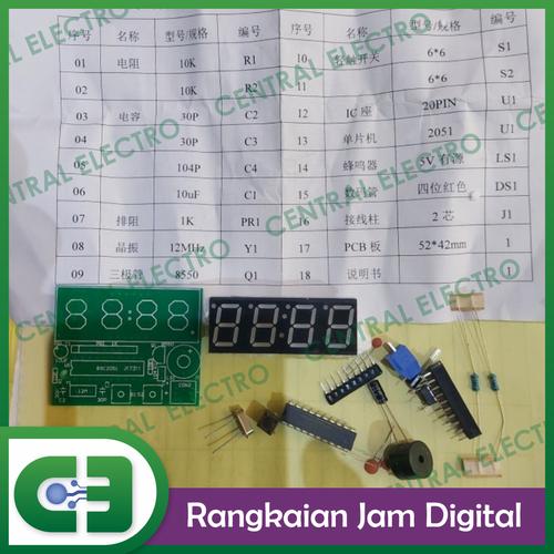Jual RANGKAIAN JAM DIGITAL - Kota Bandung - Centralelectro | Tokopedia