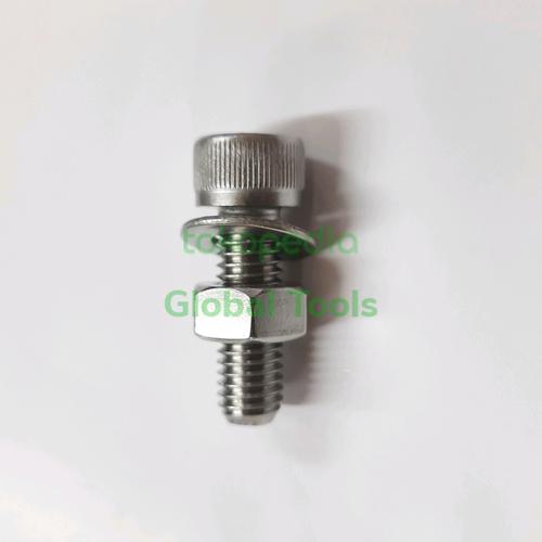 Jual BAUT L SS M10X40 BAUT KUNCI L6 BAUT 14 KASAR MUR 17 M10 X 40 HEX SOCK - ring per - Jakarta ...