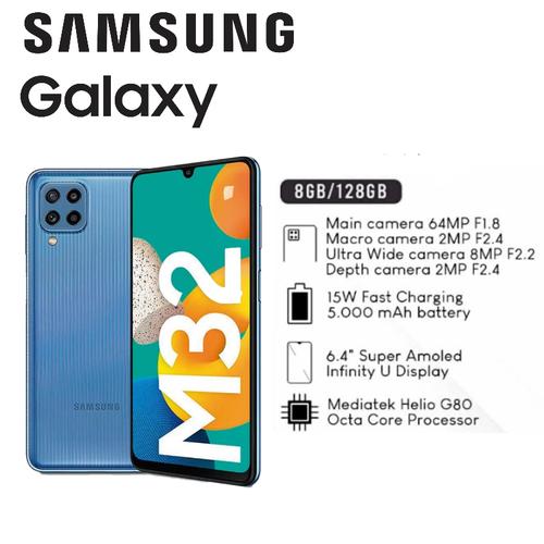 Jual SAMSUNG GALAXY M32 RAM 8GB/128GB FULLSET - 6gb/128gb - Jakarta Barat - Hokky_88 | Tokopedia